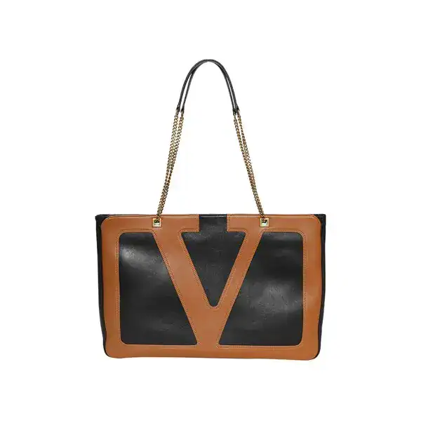 Valentino Garavani Viva Superstar Large Shopping Bag - Black