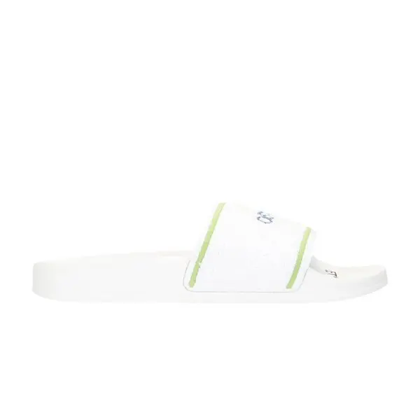 Off-White Logo Sliders - White