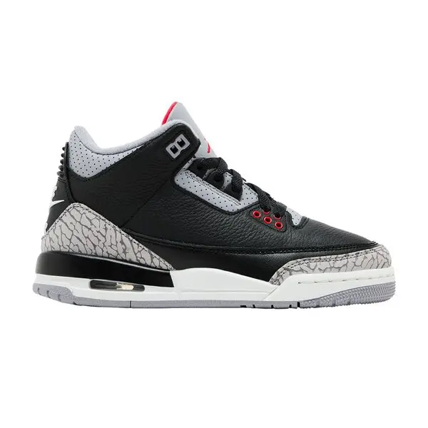 JORDAN 3 Retro Og Gs Cement - Black