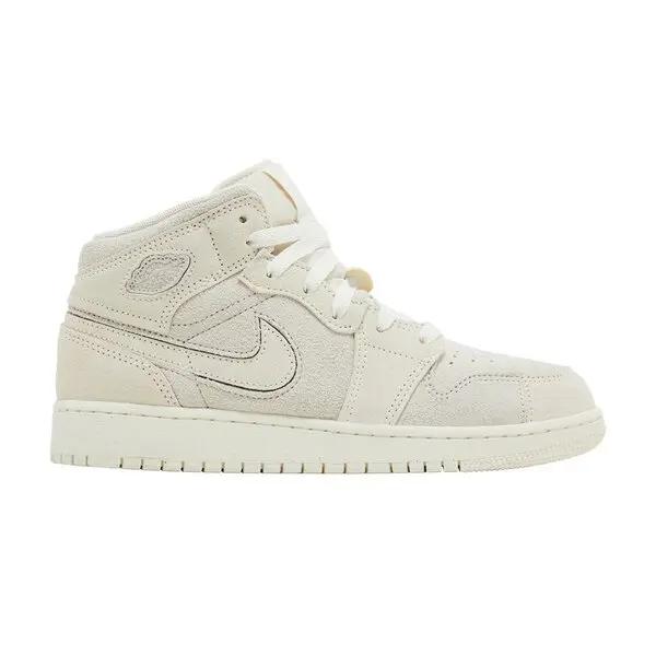 JORDAN 1 Mid Se Craft Gs Sneakers - Cream