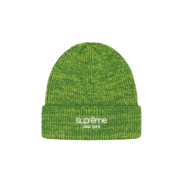 Supreme Rainbow Speckle Beanie - Green
