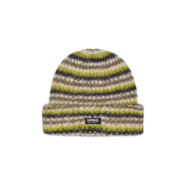 Supreme Ombre Stripe Beanie ブラック 22aw Ombre stripe beanie - Gem