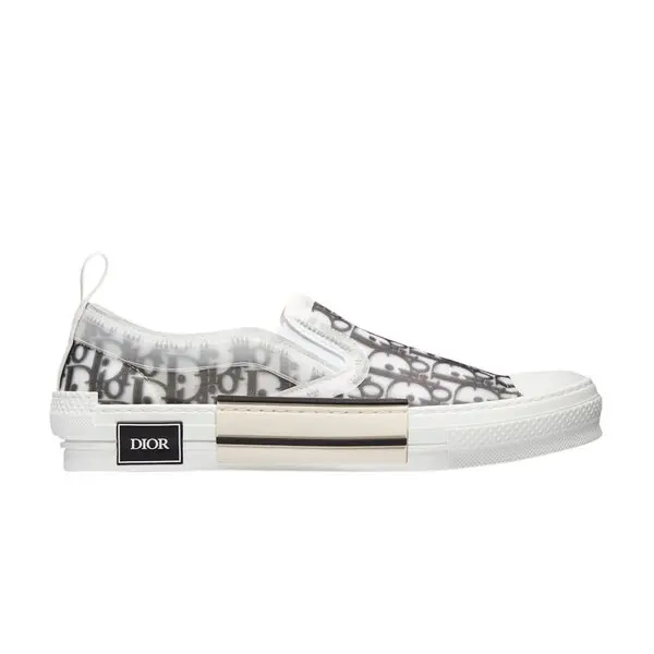 Dior B23 Oblique Slip-on Sneakers - White