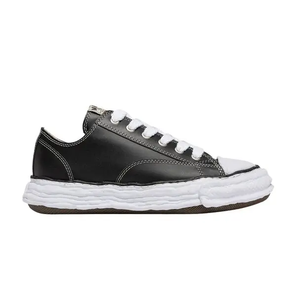 Mihara Yasuhiro Peterson Og Sole Leather Low Sneakers - Black