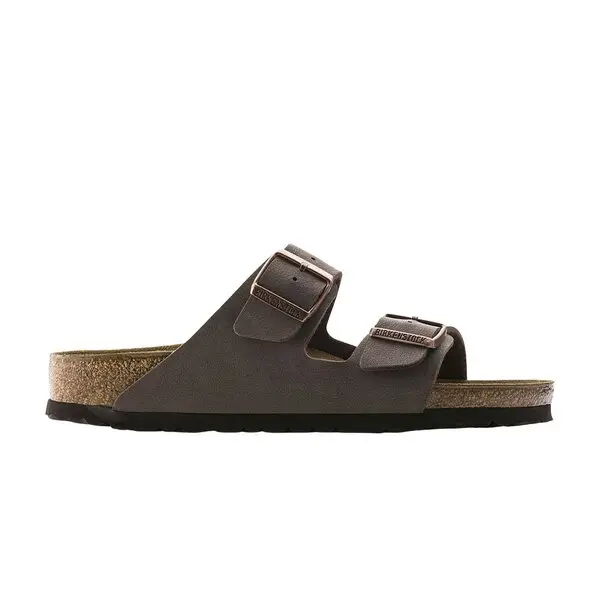 BIRKENSTOCK Arizona Birkibuc Narrow Sandals - Brown