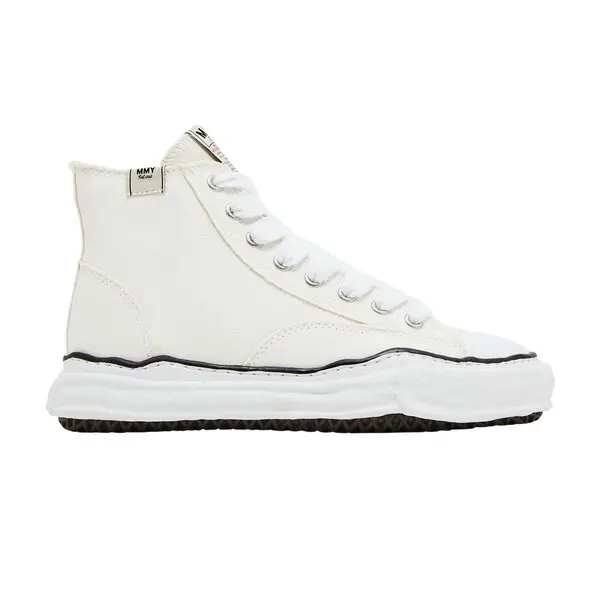 Mihara Yasuhiro Peterson Og Sole Canvas High Top Sneakers - White