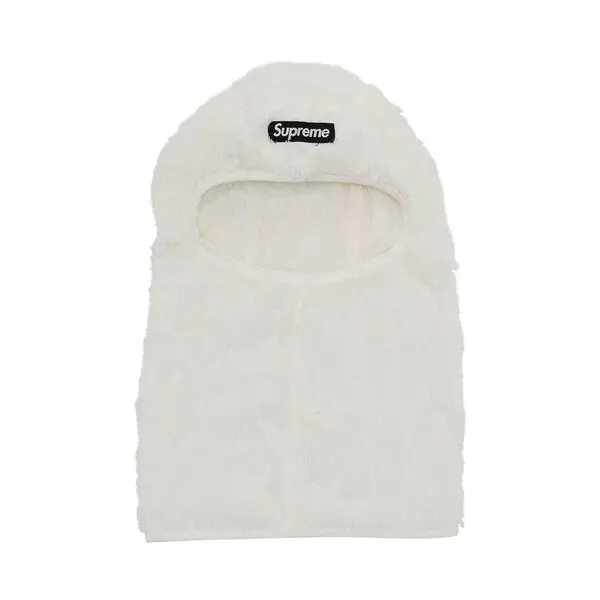 Supreme Fuzzy Balaclava - White