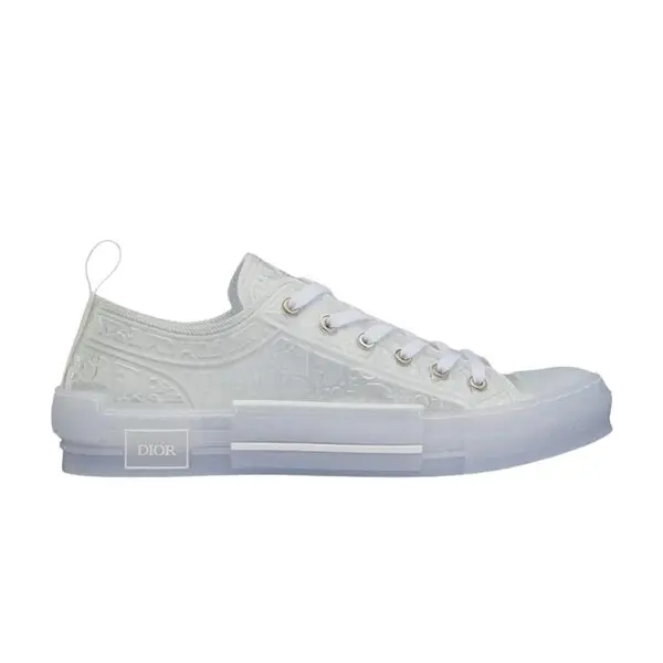 Dior B23 Low Oblique Transparent Sneaker - White