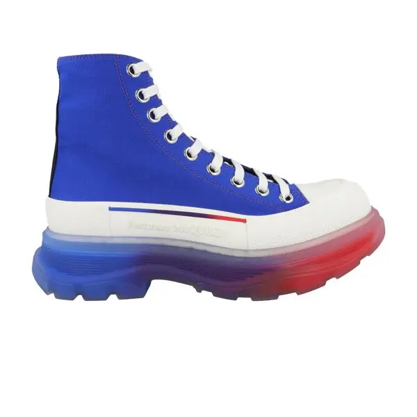 Alexander McQueen Tread Slick Boot - Blue