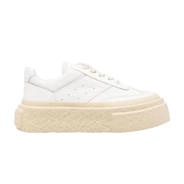 MAISON MARGIELA Gambetta Leather Sneakers - White