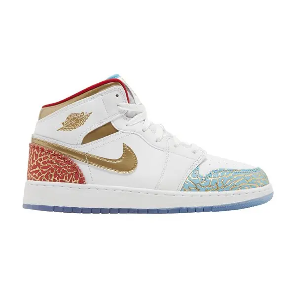 JORDAN 1 Mid Gs Sneakers - White