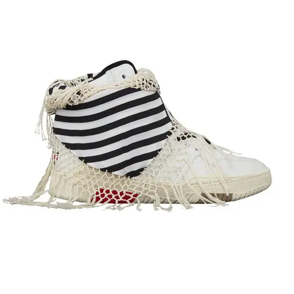 Saint Laurent Smith High Top Sneakers - White