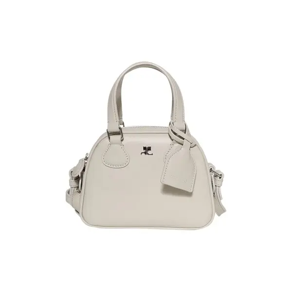 COURREGES Ac Stud Naplack Mini Bowling Bag