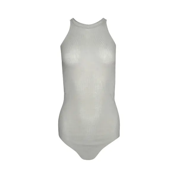 Rick Owens Ribbed Tank Top - Cream