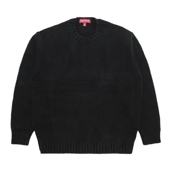 Supreme Tonal Appliqué Sweater Supreme Tonal Appliqué Sweater (SS25) - $158