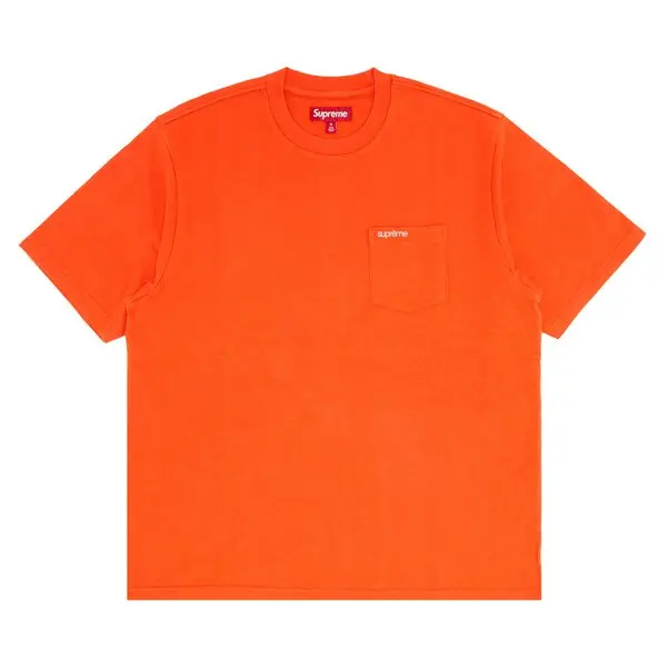 Supreme Short-sleeve Pocket Tee - Orange