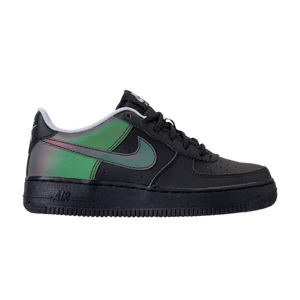 Nike Air Force 1 Low Lv8 Gs 'reflective - Black