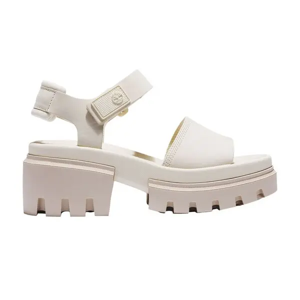 Timberland Everleigh Ankle Strap Sandal - White