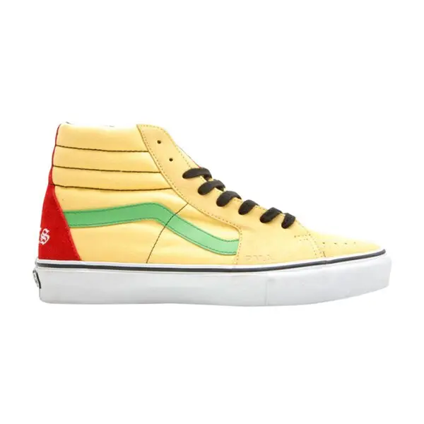 VANS Supreme X Sk8-hi Bad Brains Sneakers - Yellow