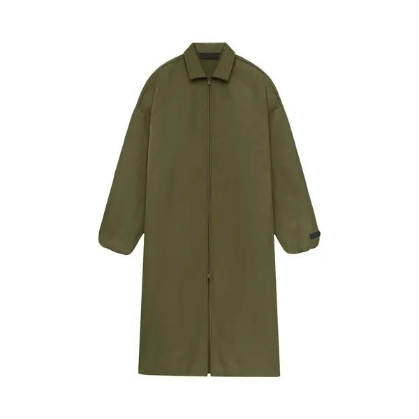 Fear Of God Textured Nylon Trench - Green