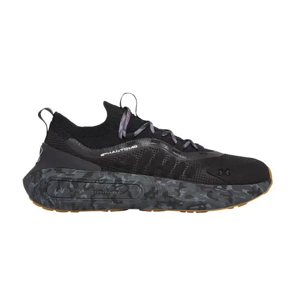 Under Armour Phantom Camo Athletic Sneakers - Black