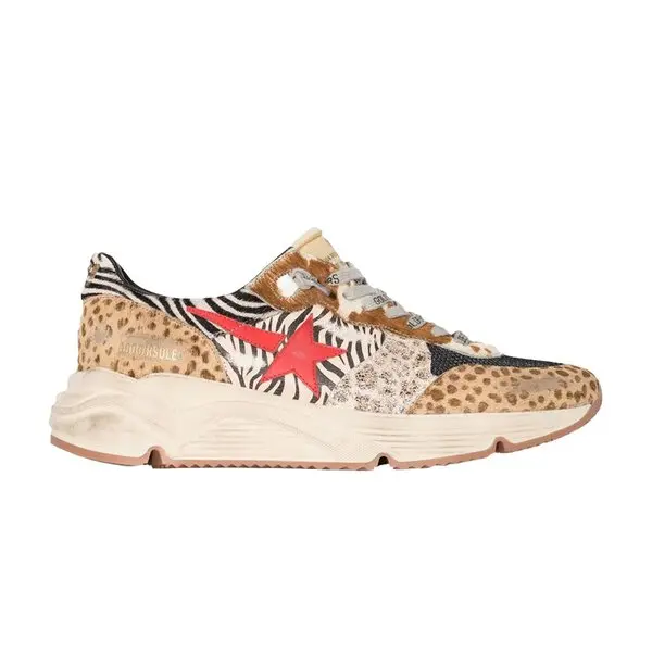 Golden Goose Running Sole Safari Print Sneakers