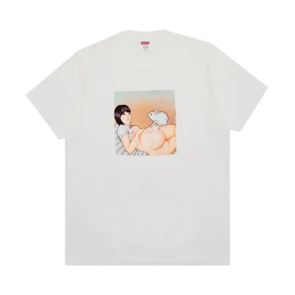 Supreme Mouse Tee - White