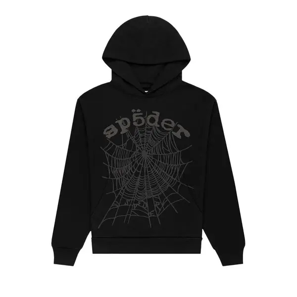 SP5DER Phantom Web Hoodie - Black