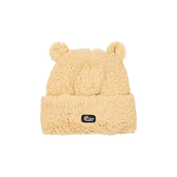 PALACE Fuzzy Ears Beanie - White