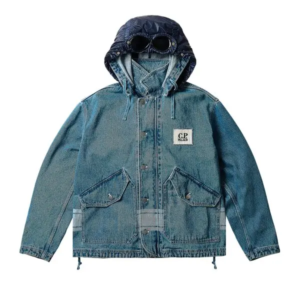 PALACE X C.p. Company 14 3/4oz Denim Goggle Jacket