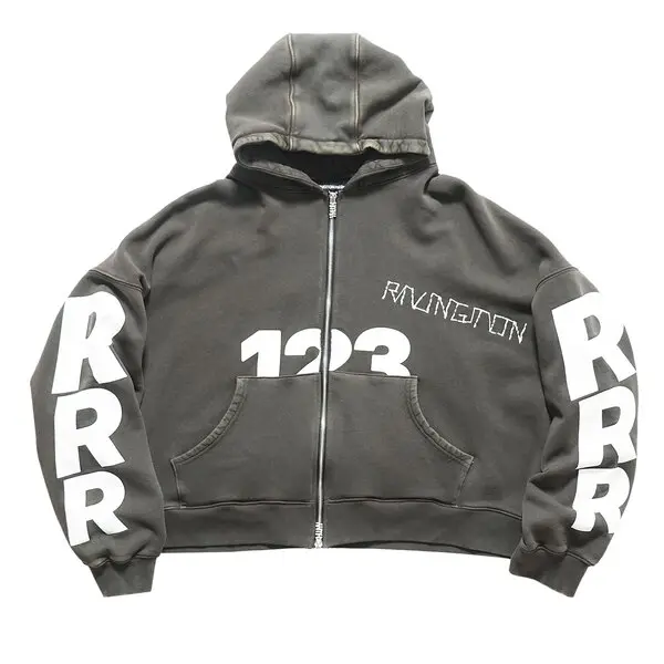RIVINGTON ROI REBIS Uso-123 Cva Zip Hoodie Mechanic