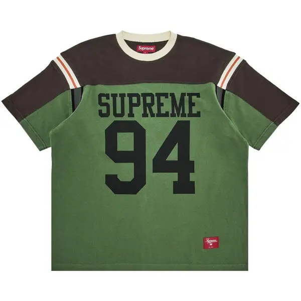 Supreme Split Short-sleeve Football Top - Green