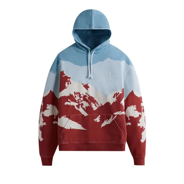 Kith Olympics Snow Mountain Usa Hoodie - Multicolor