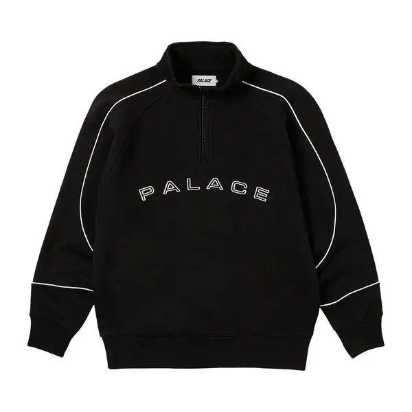 PALACE Sport Piped Quarter Zip - Black