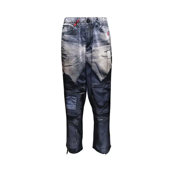 Mihara Yasuhiro Trompe L'oeil Parachute Pants