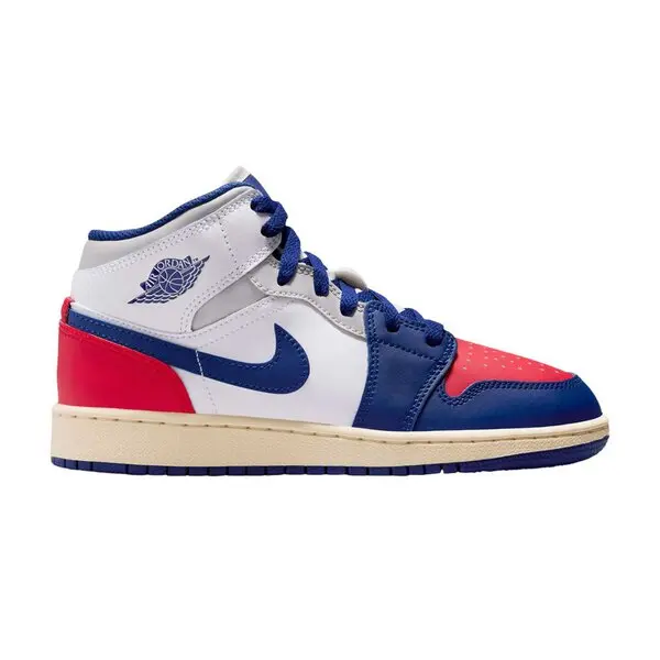 JORDAN 1 Mid Gs Rare Air Sneakers - White