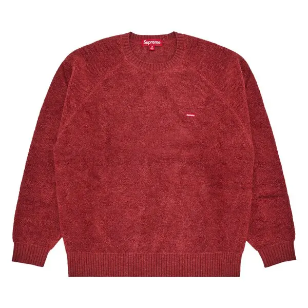 Supreme Terry Small Box Sweater - Red