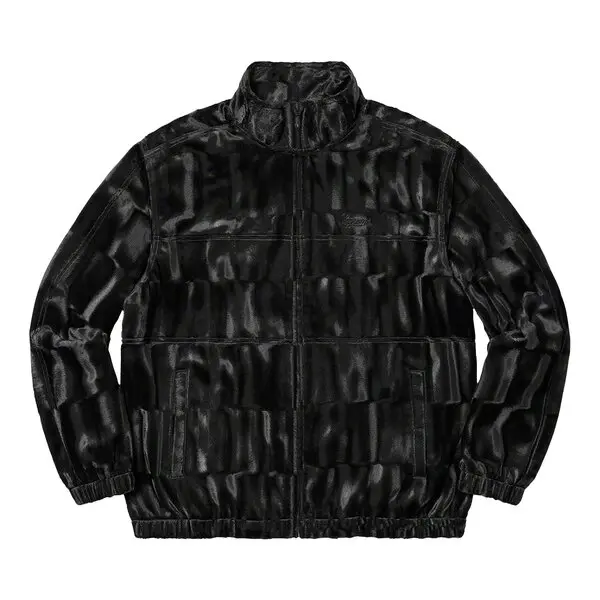 Supreme Velour Track Jacket - Black