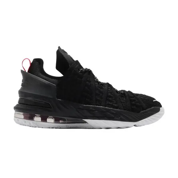 Nike Lebron 18 Gs Athletic Sneakers - Black