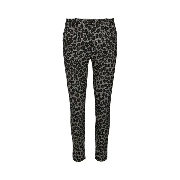 Versace Animal Printed Wool Blend Pants