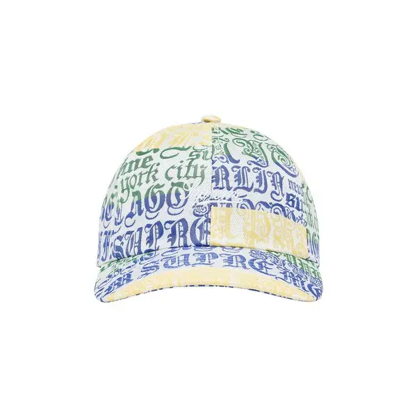 Supreme Cities Jacquard 6-panel Cap - Multicolor