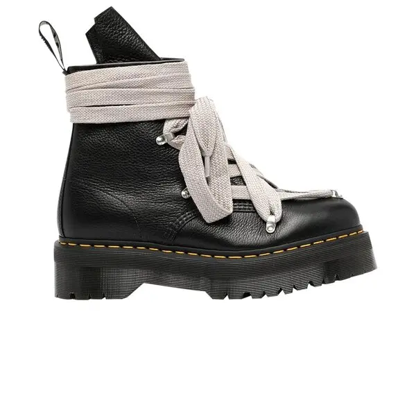 Rick Owens Dr. Martens X 1460 Quad Sole Jumbo Lace Boots