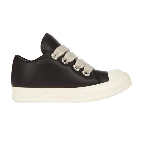 Rick Owens Porterville Jumbo Laced Padded Low Top Sneakers - Black