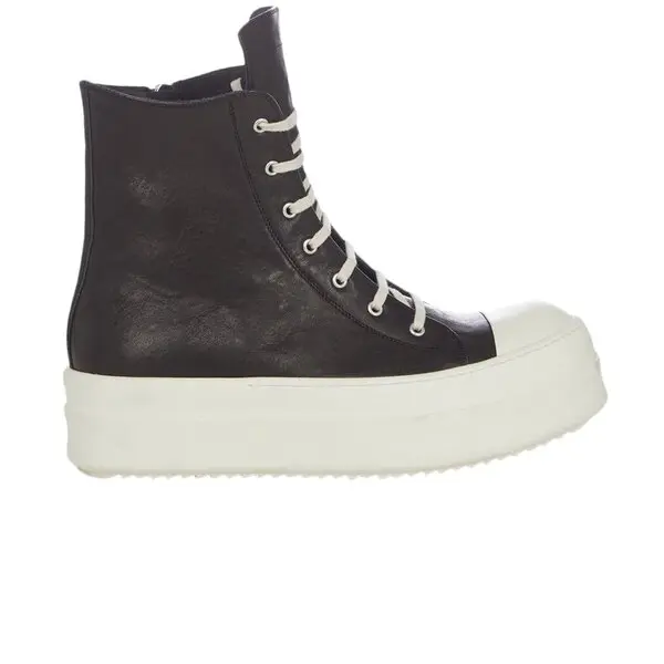 Rick Owens Lido Runway Mega Bumper High Top Sneakers