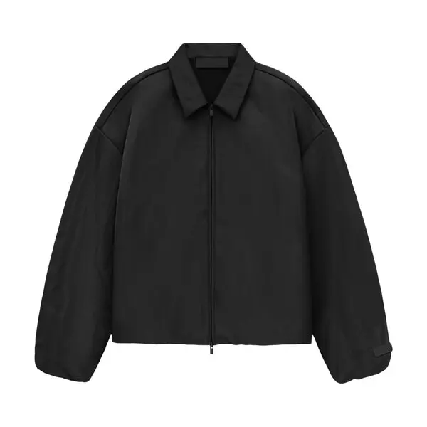 Fear Of God Textured Nylon Trucker Jacket - Black