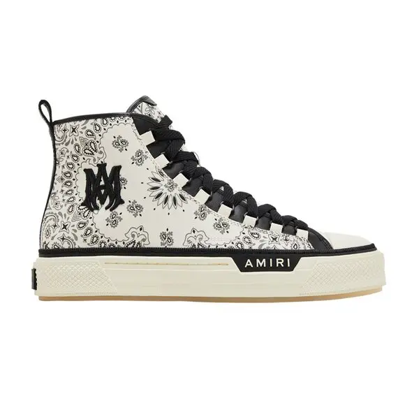Amiri Court High Bandana Sneakers - White