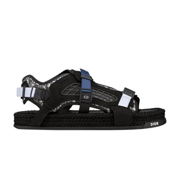 Dior Atlas Sandal Oblique - Black