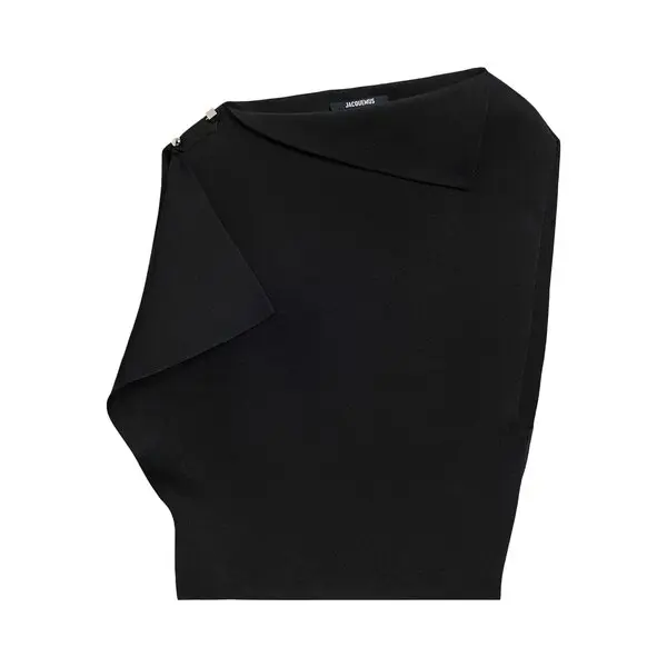 Jacquemus La Maille Trapeze Top - Black