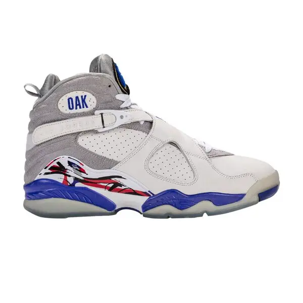 JORDAN Ovo X 8 Retro 'charles Oakley' Sample Sneakers - White