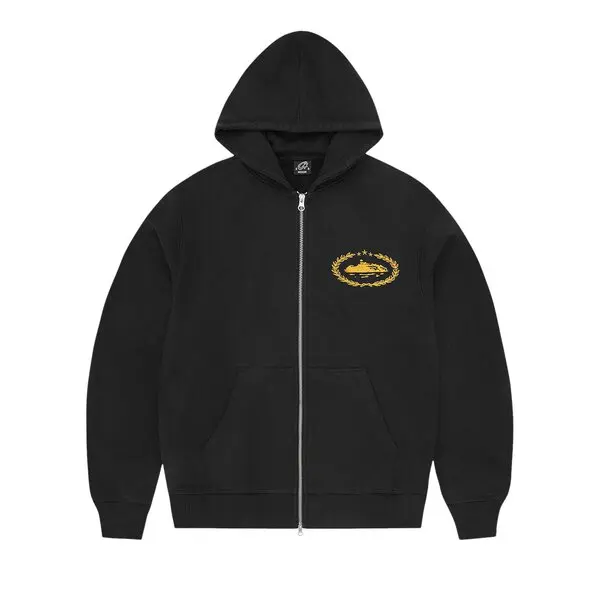 CORTEIZ Superior Royale Zip Hoodie - Black